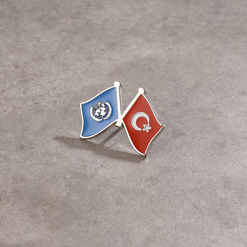 Türk Bayrağı Mineli Metal Yaka Rozeti | Türkiyenin Ofis - İş Yeri ve ...